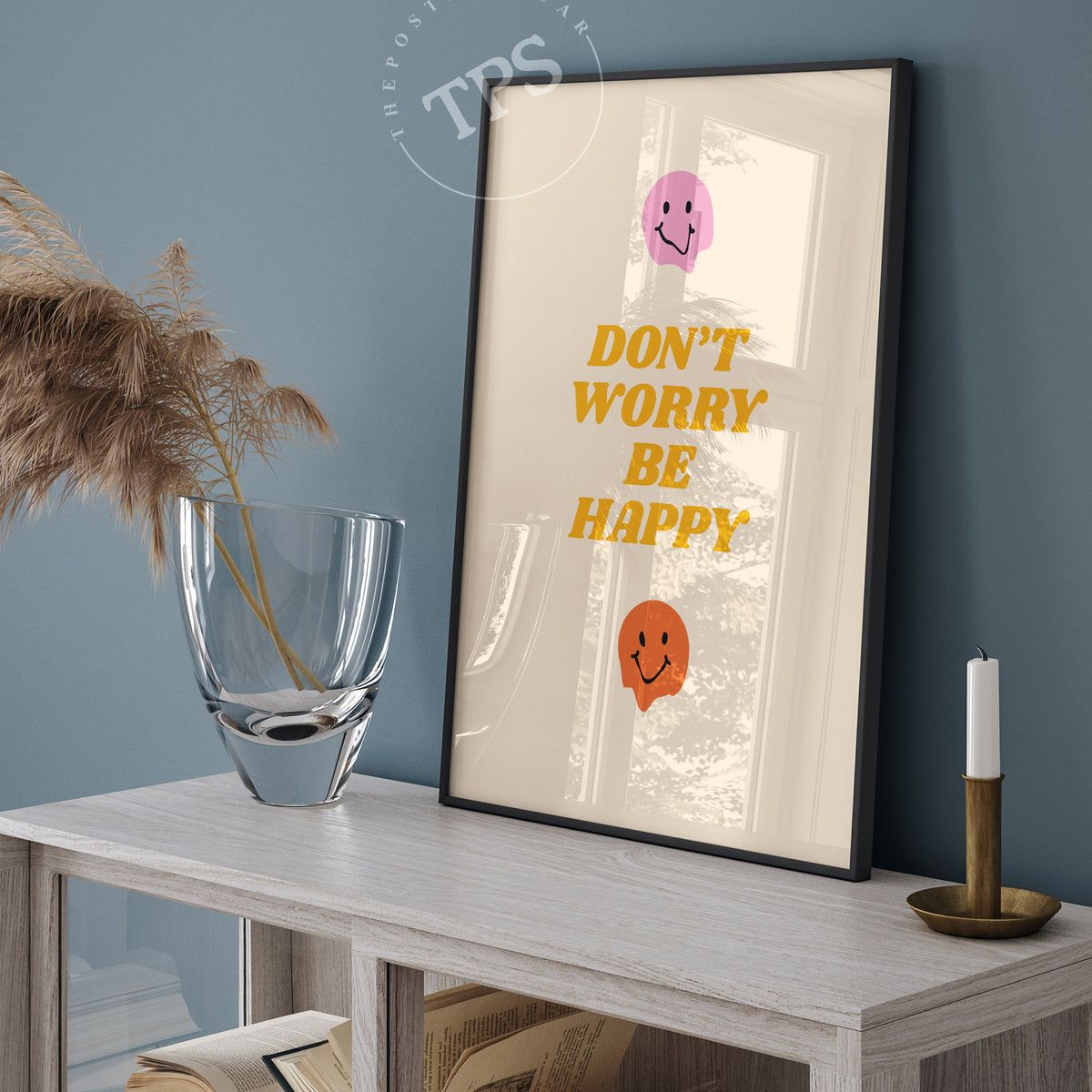 Don't Worry Be Happy Poster – The Poster Square