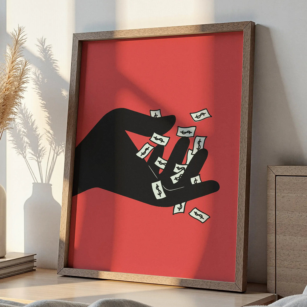 Money Drip Illustration – Graphic Financial Art – The Poster Square